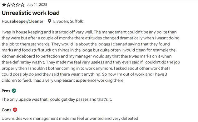 The truth about what it's like to work at Center Parcs: Ex-employees reveal what guests don't see