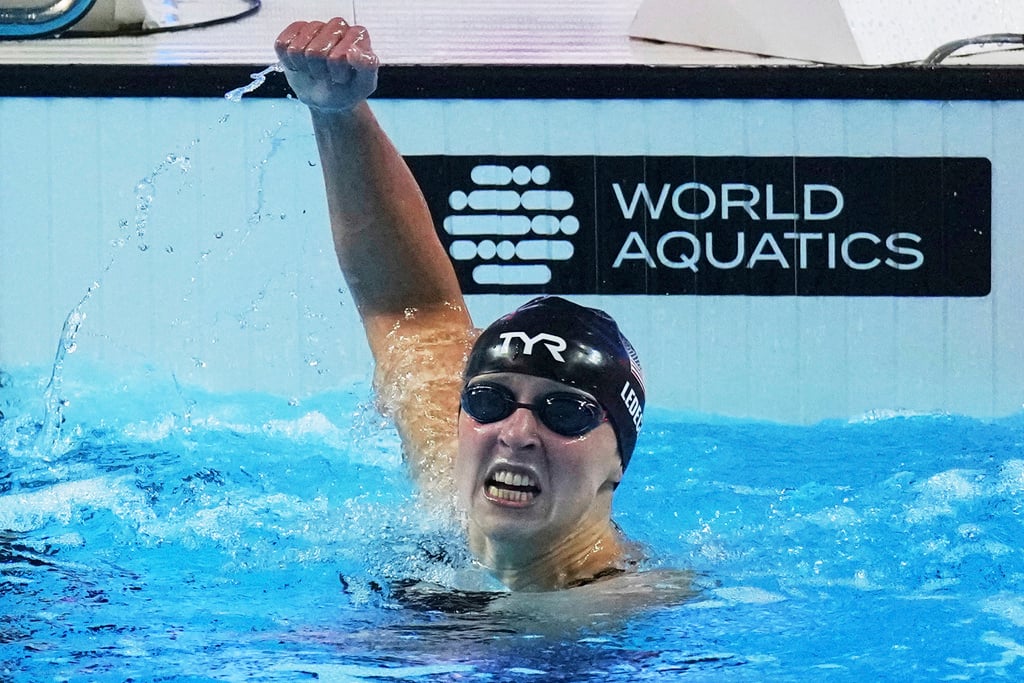 Swimming legend Katie Ledecky heads to Tilles Center in December