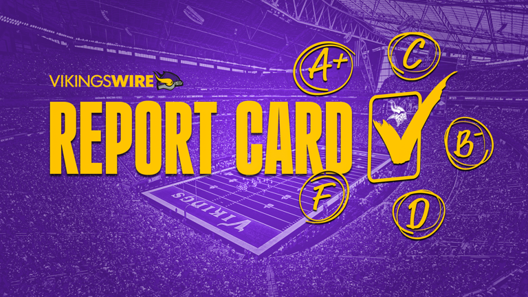 Report Card grades for the Vikings following their win over the Bears in Week 1