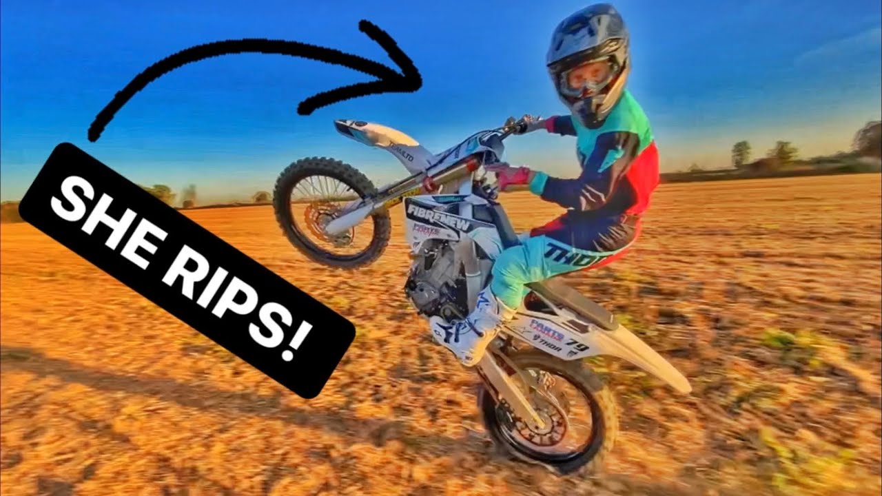 Girl Crushes Moto Ramp Jump | She’s Back!