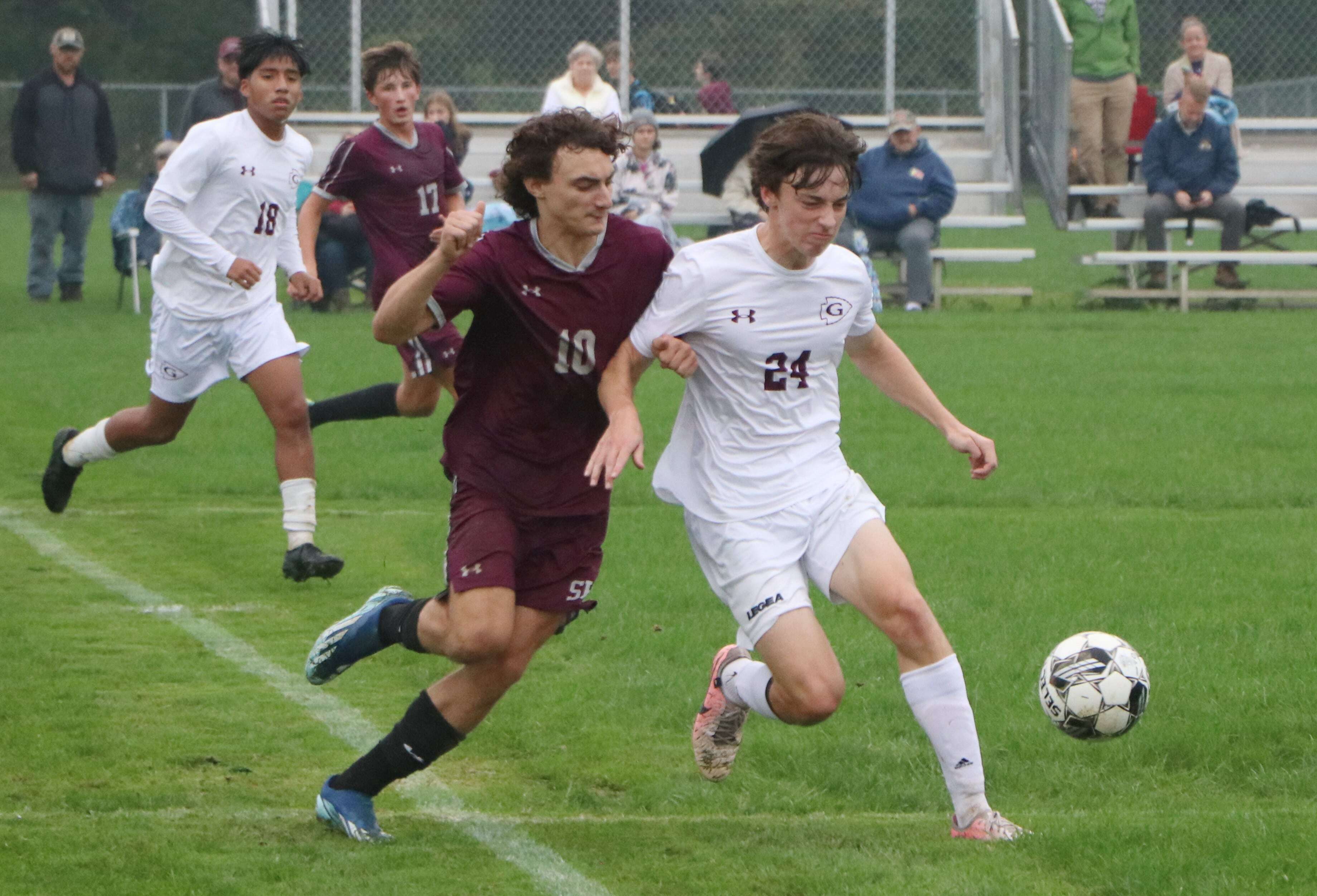 Gage Sauserman’s hat trick leads Shippensburg to huge boys soccer win over James Buchanan