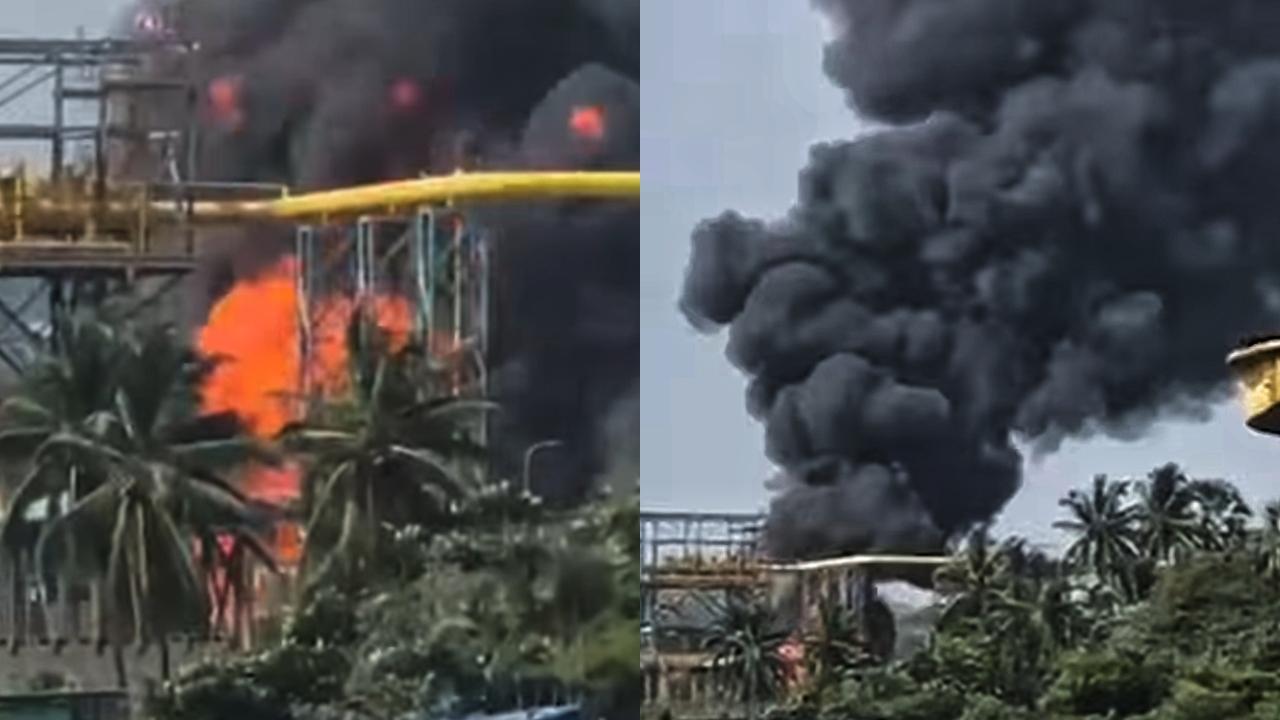 Fire breaks out at ONGC’s Uran plant, panic ensues but no casualties
