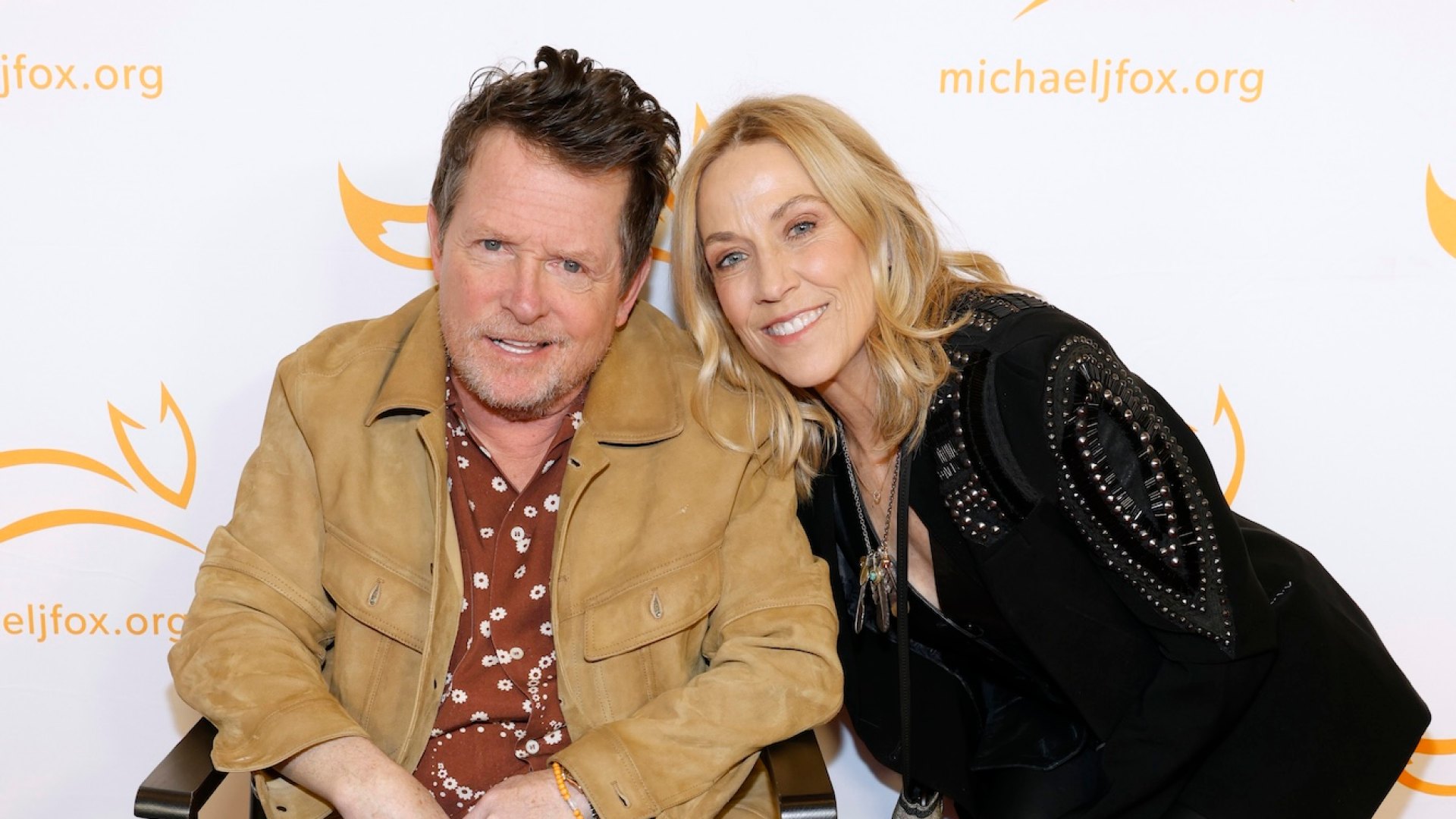 Michael J. Fox Poses With Tracy Pollan at US Open After Arriving in ...