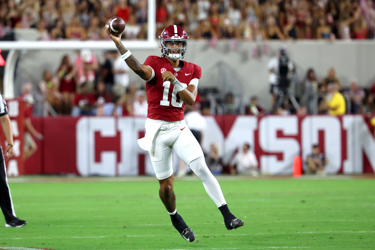 Alabama's inexperienced quarterback room got a lot better from that ...