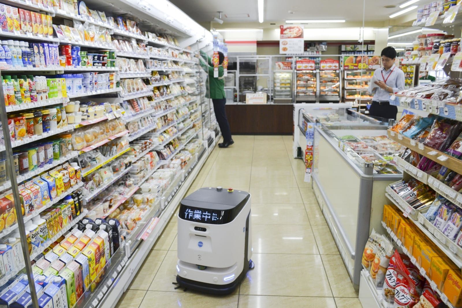 Seven-Eleven begins trial of shelf-stocking, floor-cleaning robots in Tokyo
