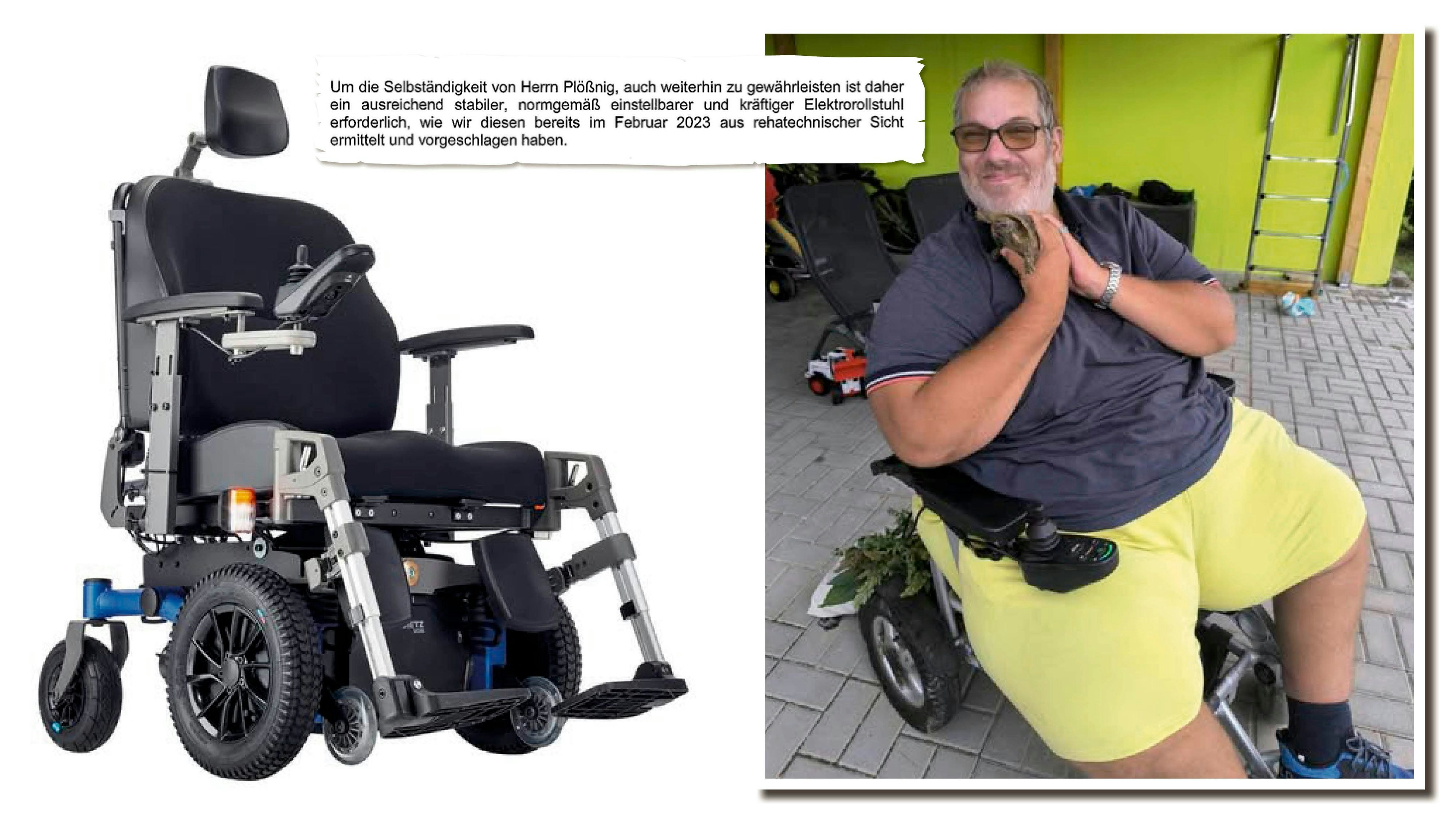 220-Kilo-Mann kämpft mit ÖGK um 27.000-Euro-Rollstuhl