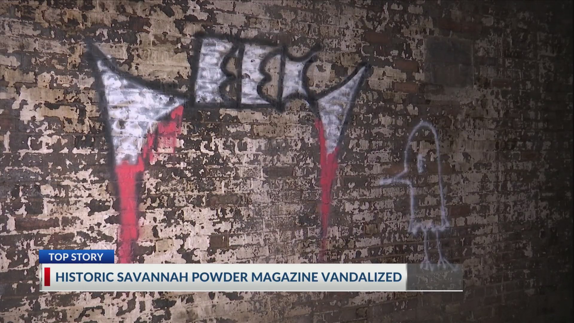 Savannah Powder Magazine vandalized