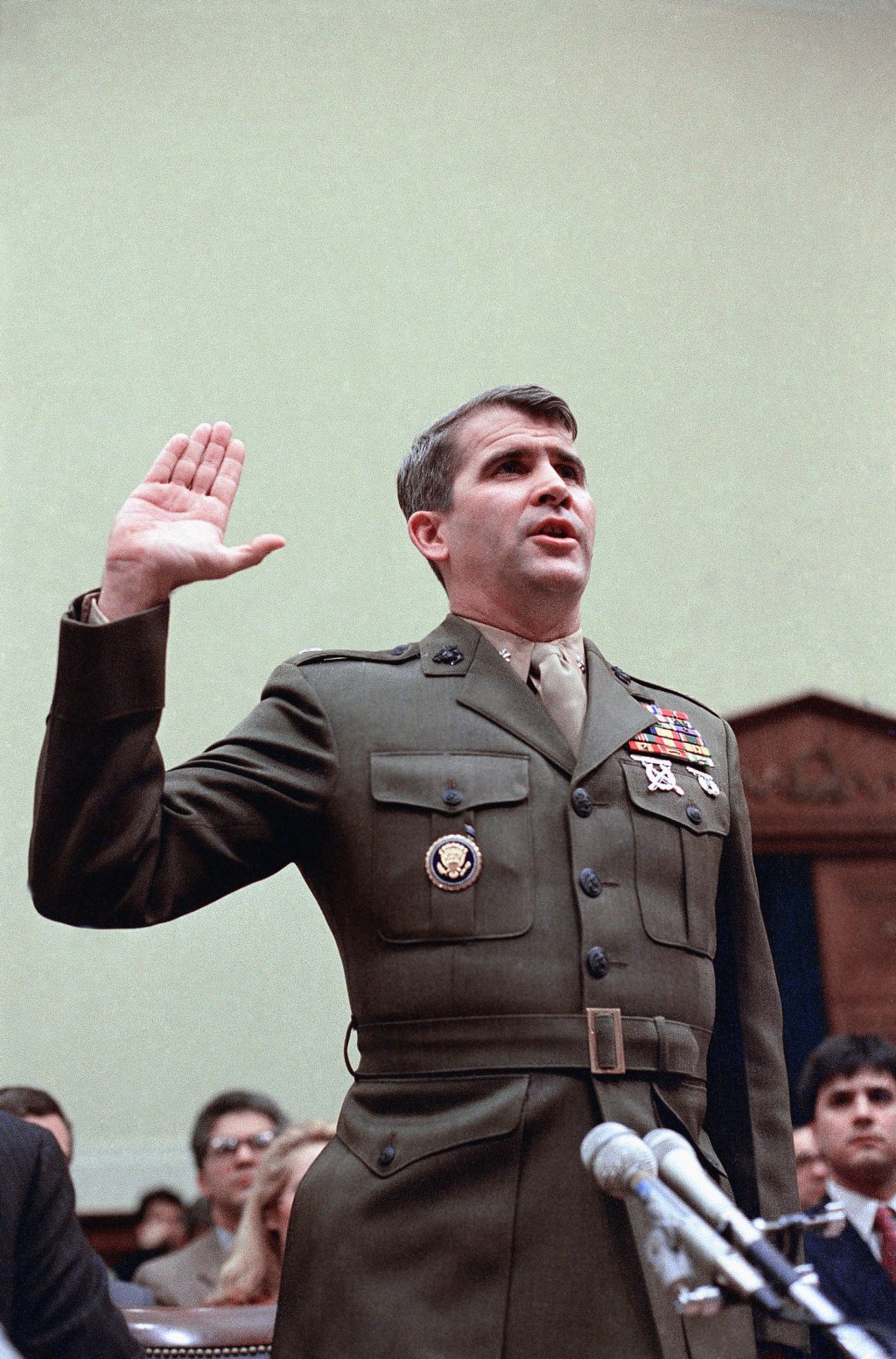 Iran-Contra figures Oliver North and Fawn Hall secretly marry 40 years ...