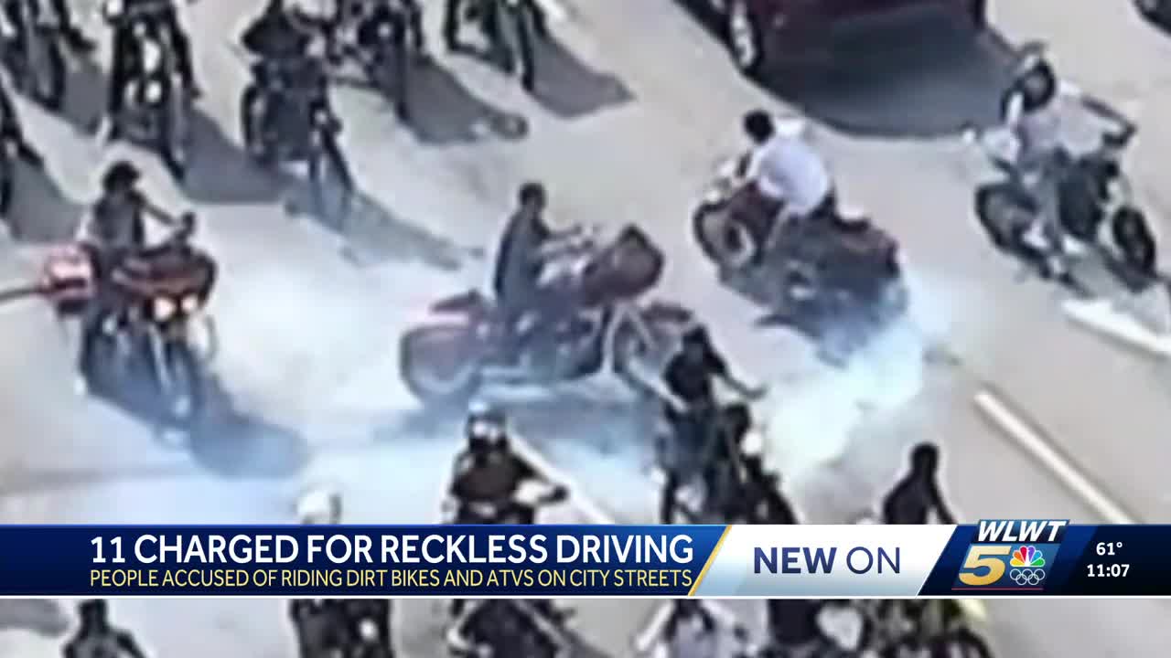 11 charged in reckless dirt bike, ATV riding incident on Cincinnati streets