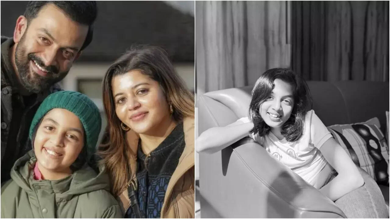 Prithviraj Sukumaran shares emotional post on daughter Alankrita's 11th ...