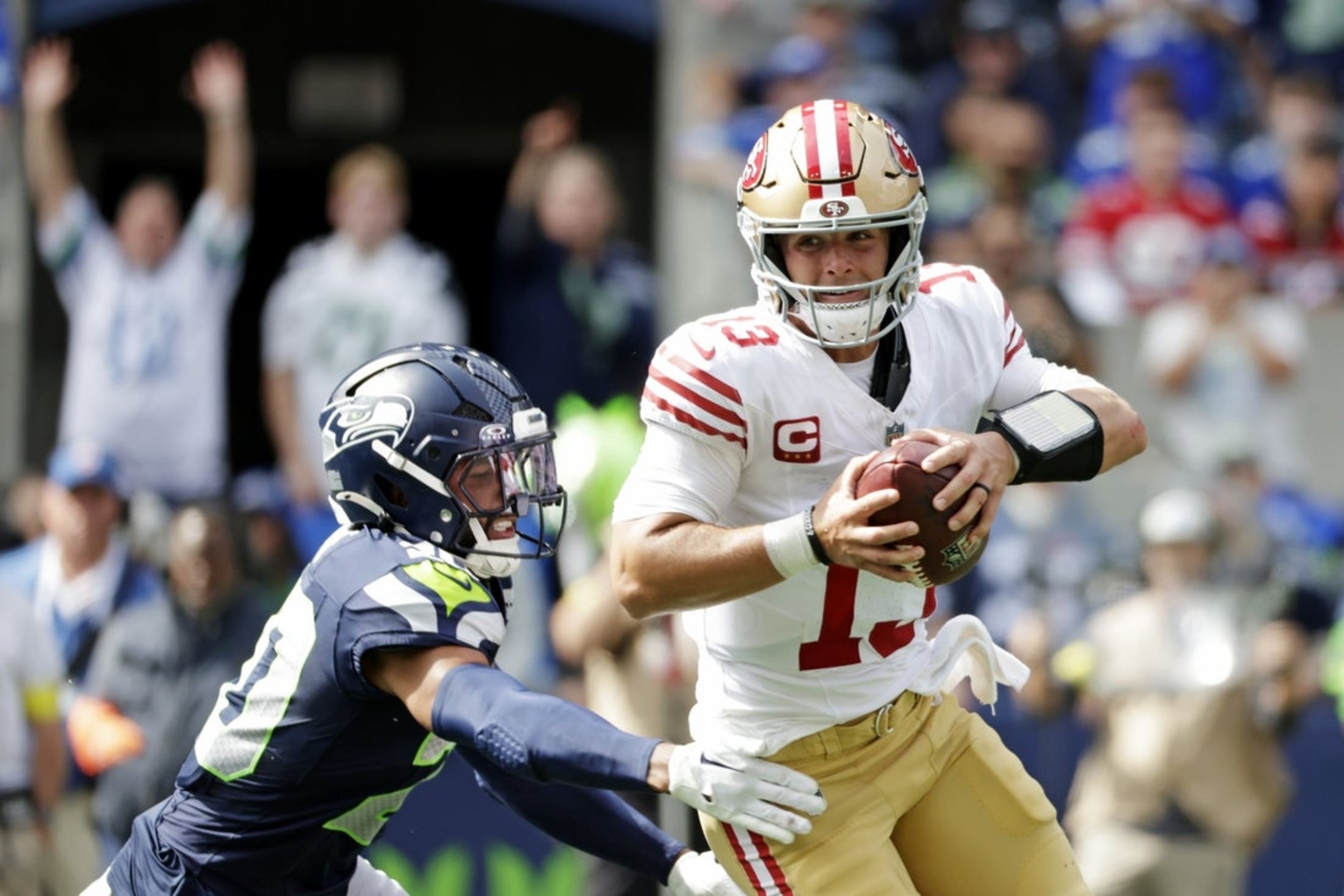 Banged-up Brock Purdy uncertain for Week 2 as 49ers' injuries pile up
