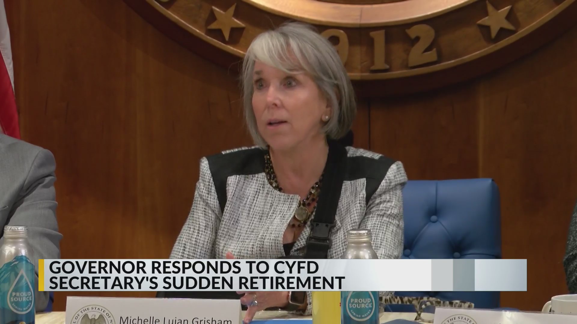 Governor speaks on retirement of CYFD Secretary