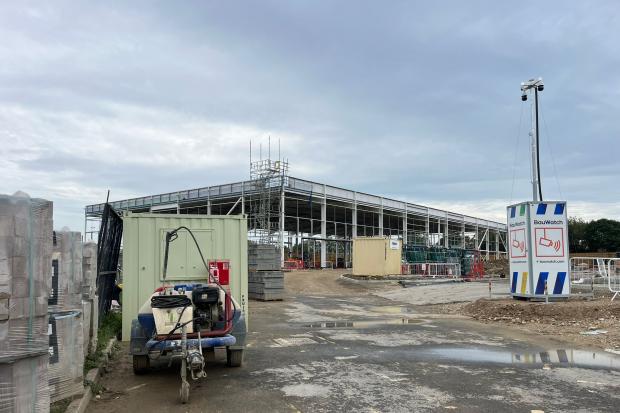 Latest update as town's new M&S superstore powers ahead