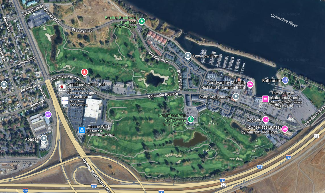 Gunfire near Columbia Point Golf Course shuts down busy Richland street