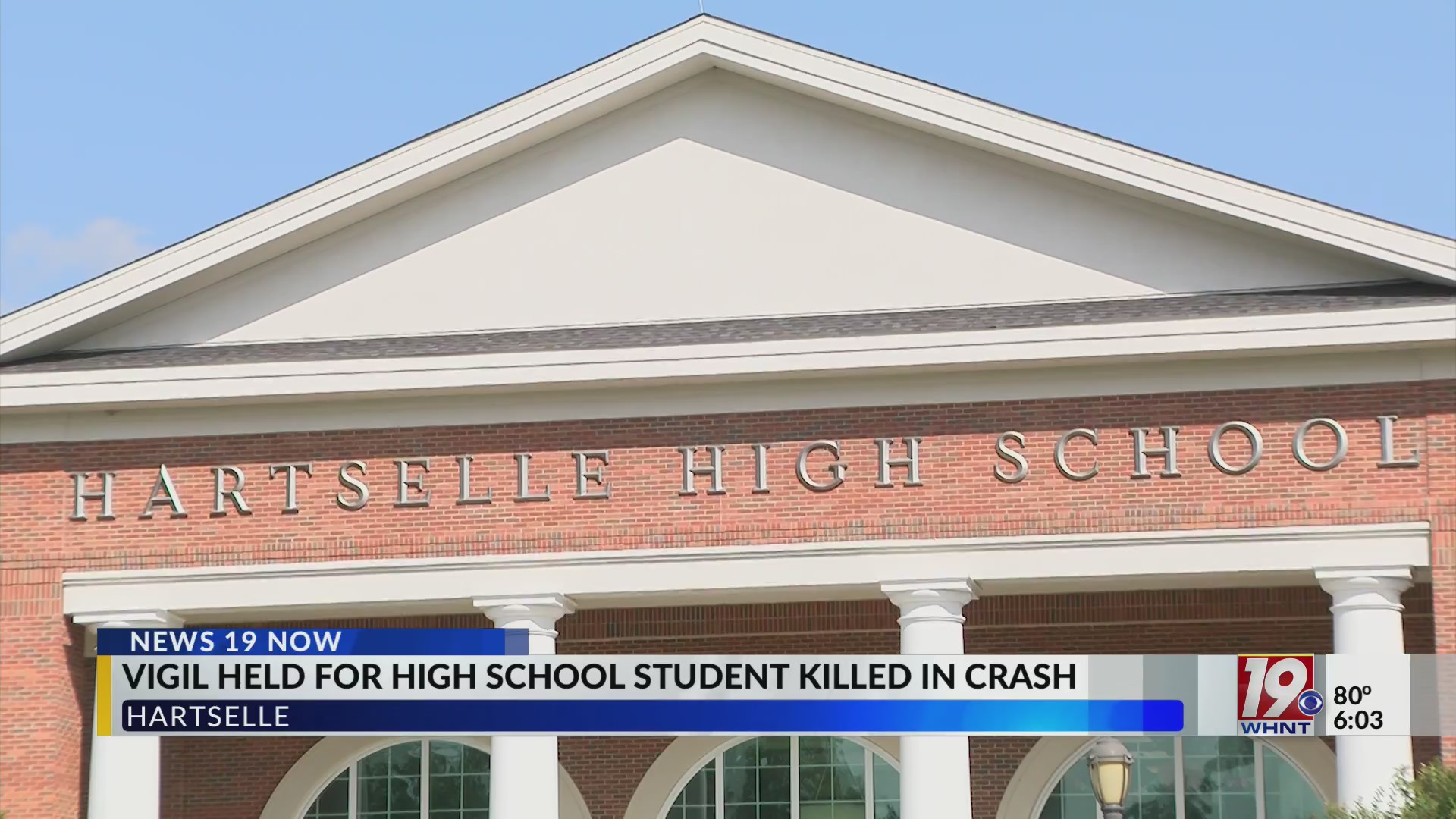 Hartselle High Student Killed in Crash | Sept. 8, 2025 | News 19 at 6 p.m.