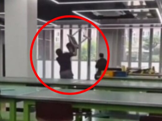 Part-time instructor throws chair at disruptive student