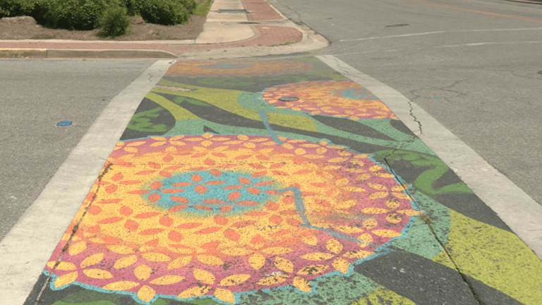 Crosswalk Chalk Art gone, Panama City crosswalk murals to follow