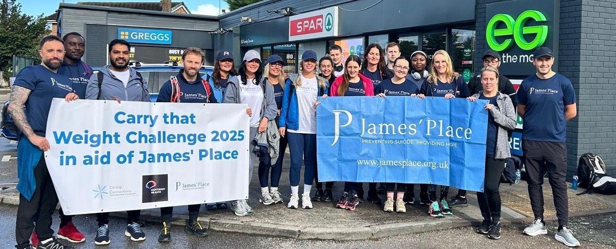 Community joins forces for Carry That Weight Challenge in aid of James ...