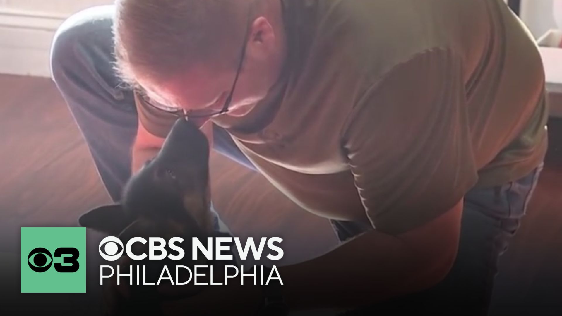 New Jersey Marine combat veteran presented with service dog