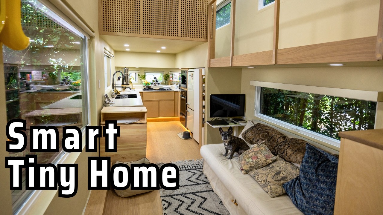 Smart tiny house tour: space-saving solutions