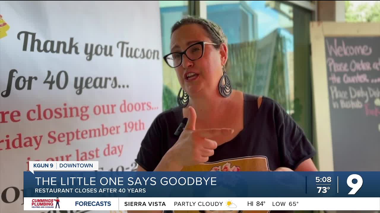 Beloved Tucson restaurant The Little One to close after 40 years