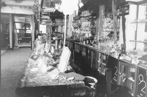 Serious fire at 'Wham!' star's trendy bar in 1991