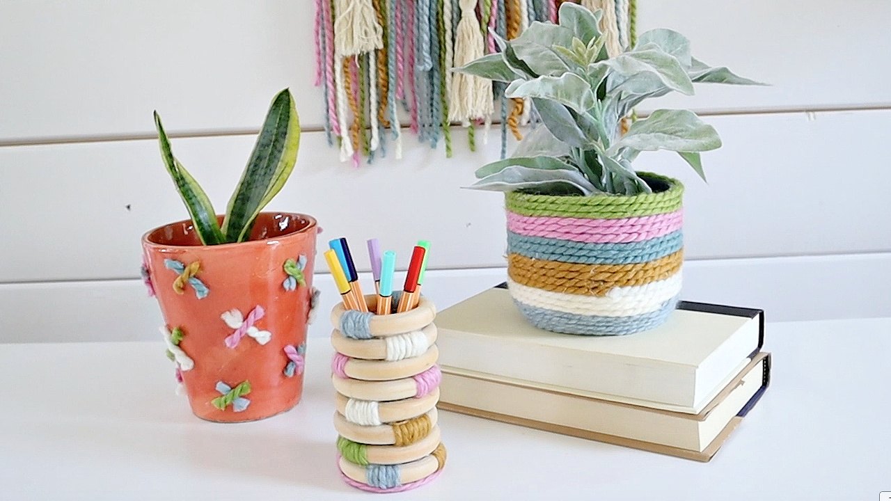 Yarn decor hacks