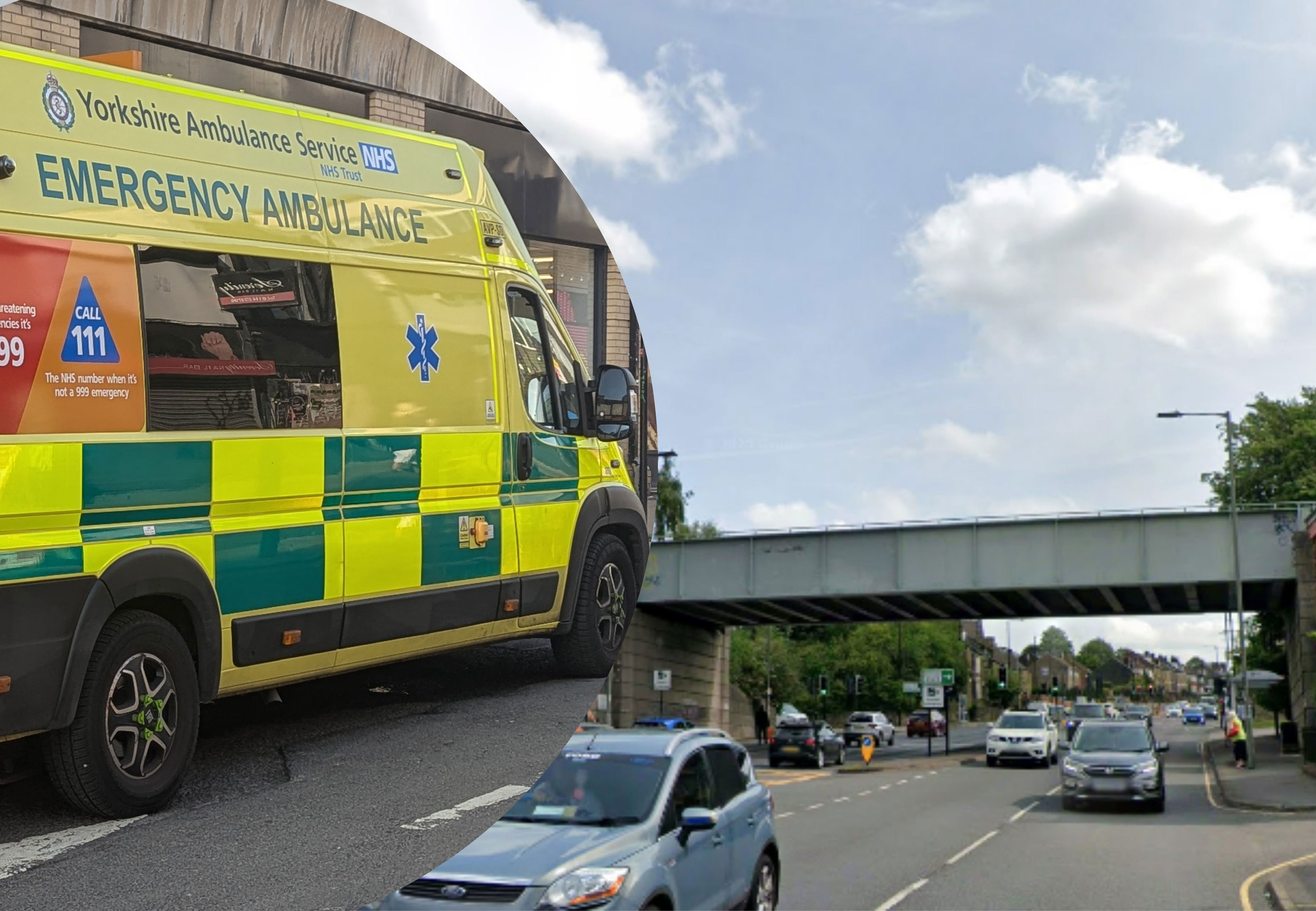 Halifax Road: Casualty rushed to hospital after Collision on busy ...