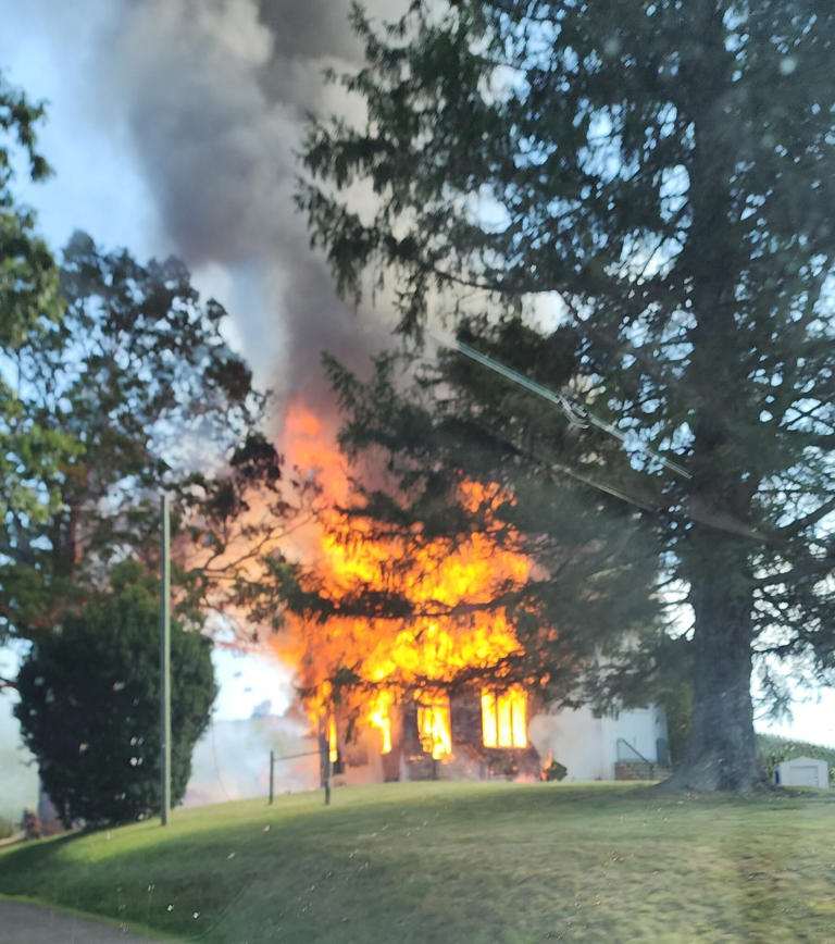Fire destroys 121-year-old church in Ashe County