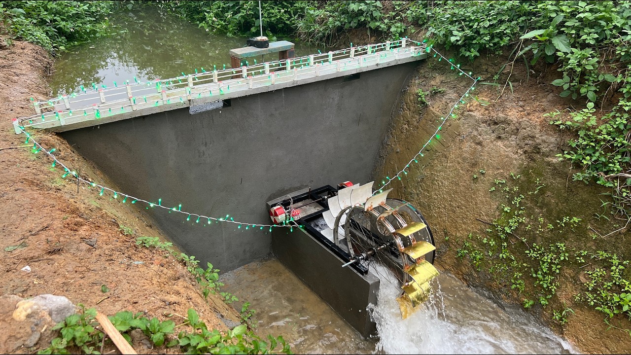 Discover how to create a hydro wheel!