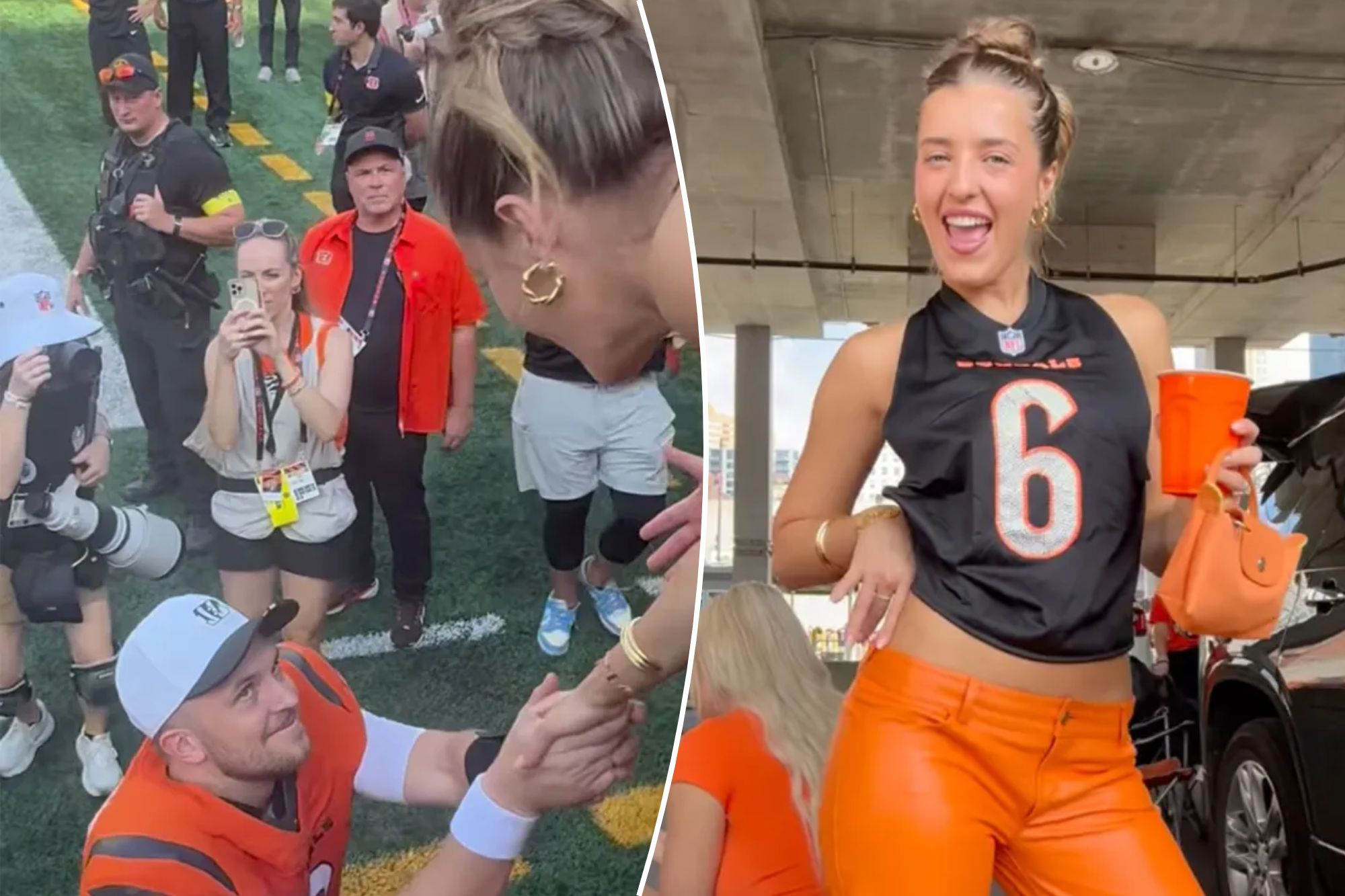 Jake Browning has special moment with fiancée after Bengals heroics ...
