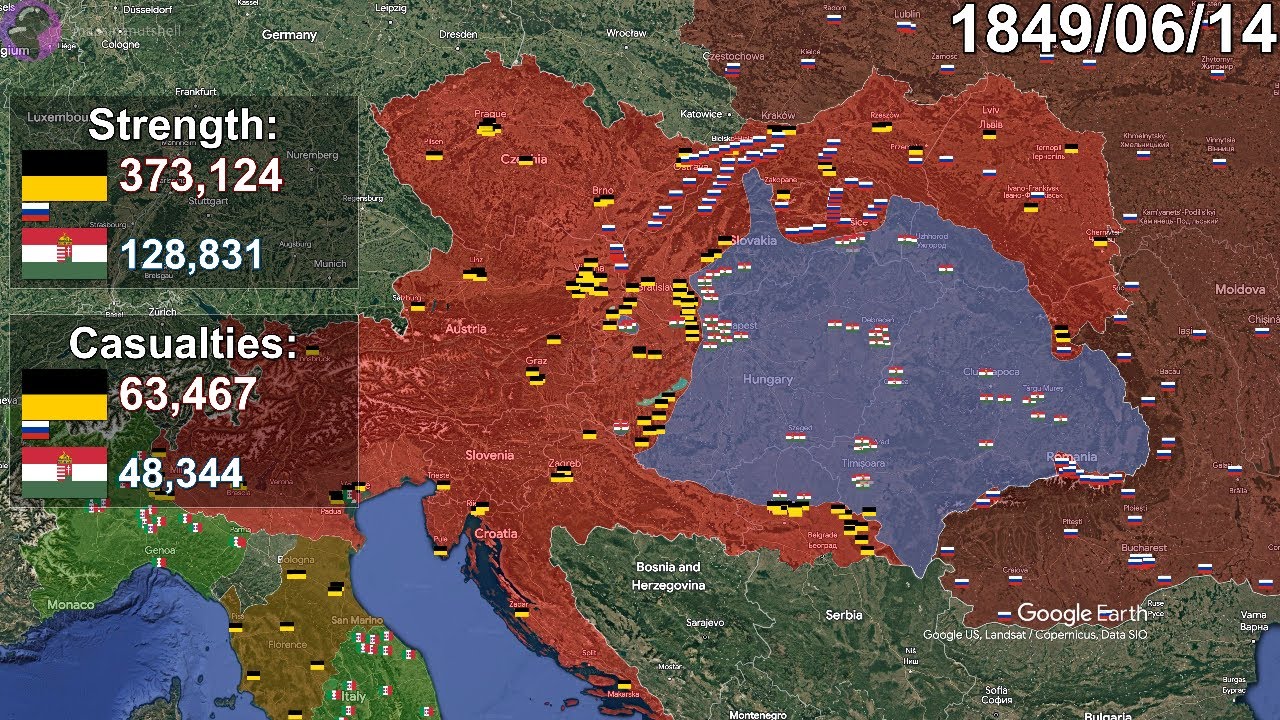 The Hungarian Revolution of 1848 explained in 1 minute