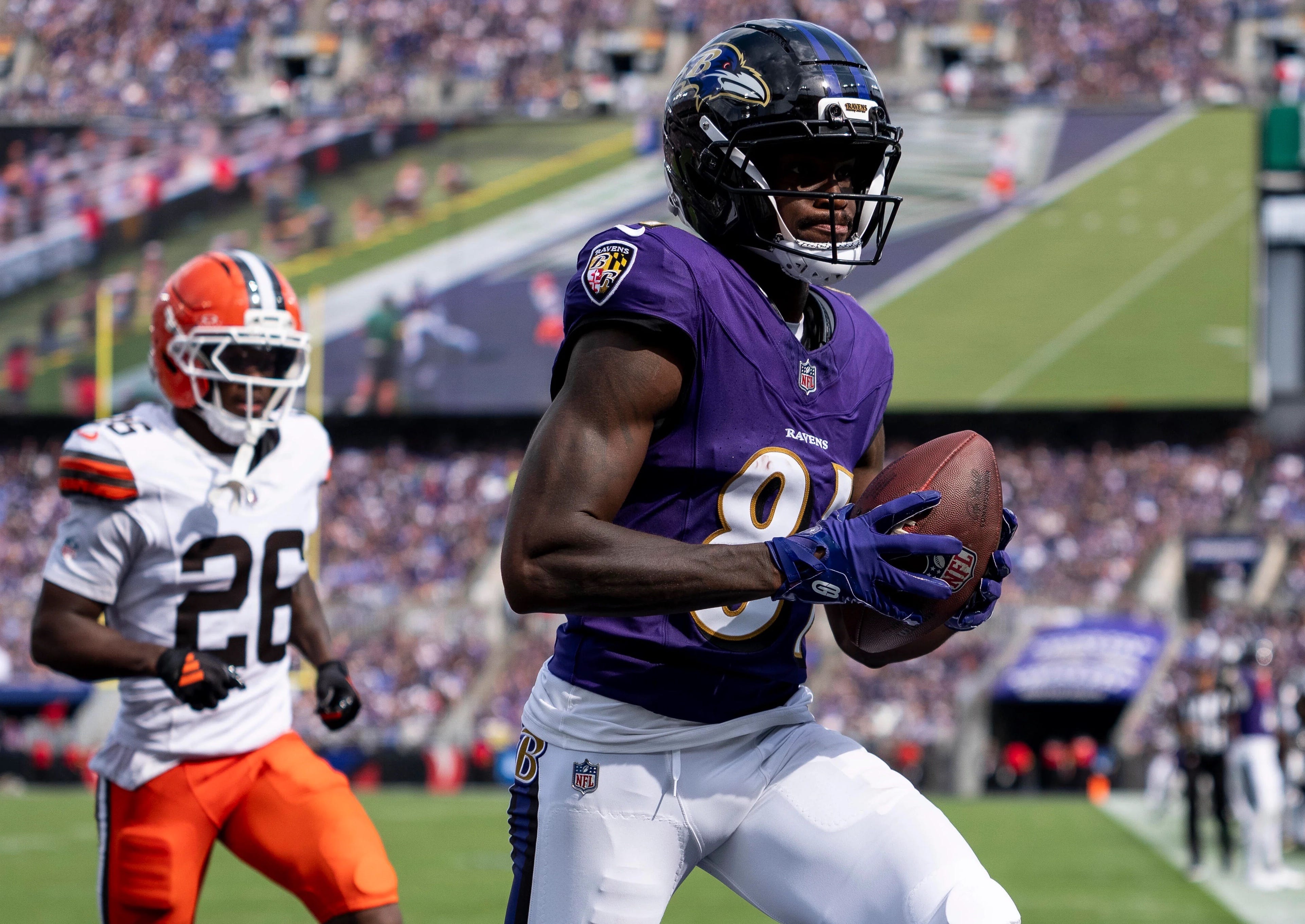 Ravens WR Devontez Walker's touchdown per target ratio is unreal