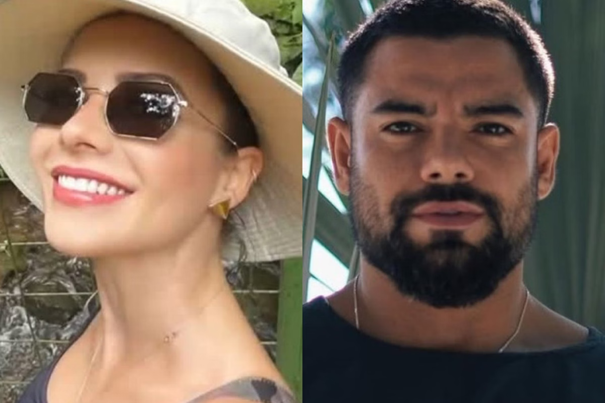 Ex e atual de Sandy são flagrados juntos em show e surpreendem fãs