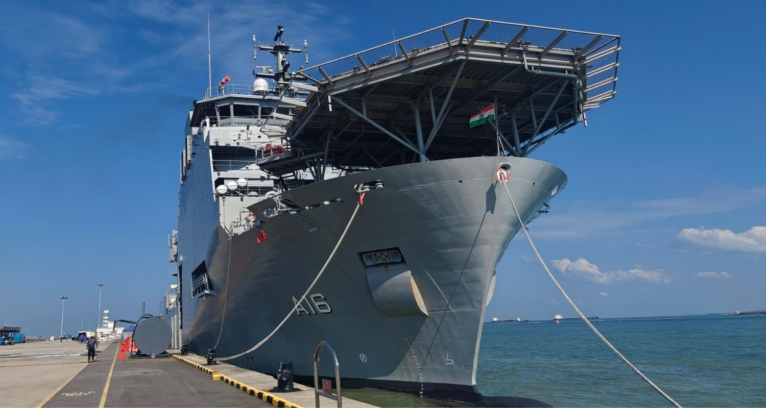 INS Nistar joins Pacific Reach drills in South China Sea