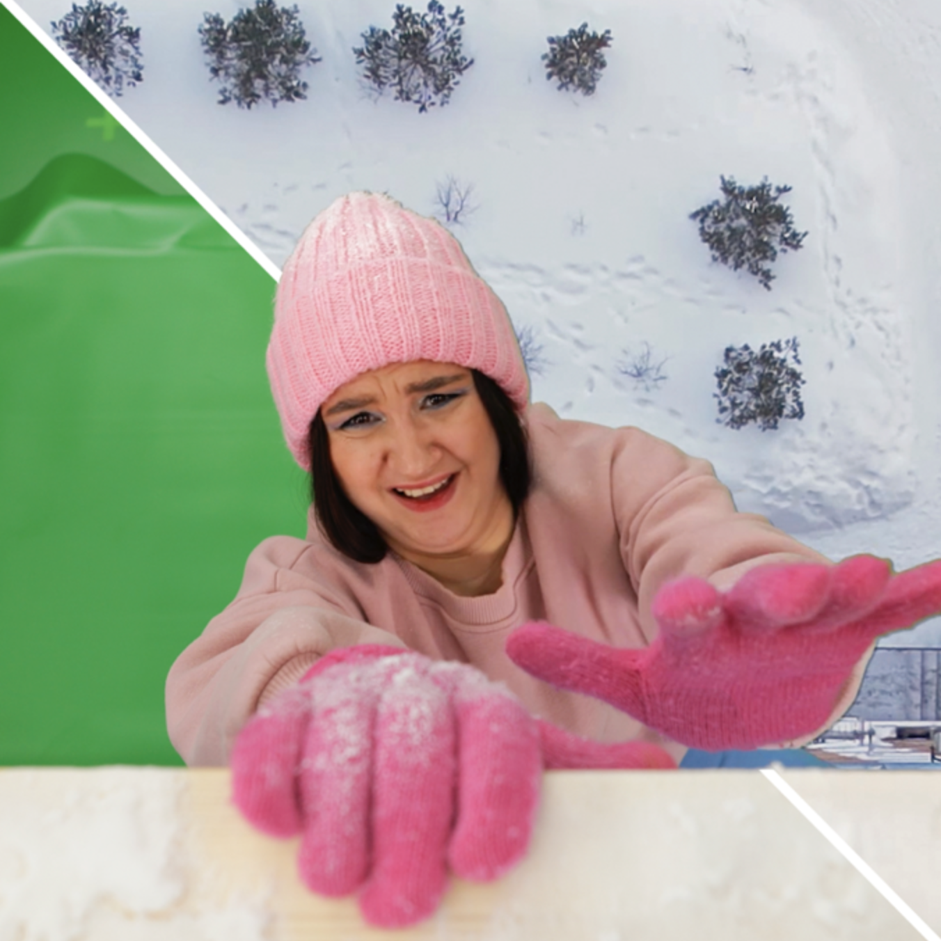 Real or fake?Cool things you can do with a green screen