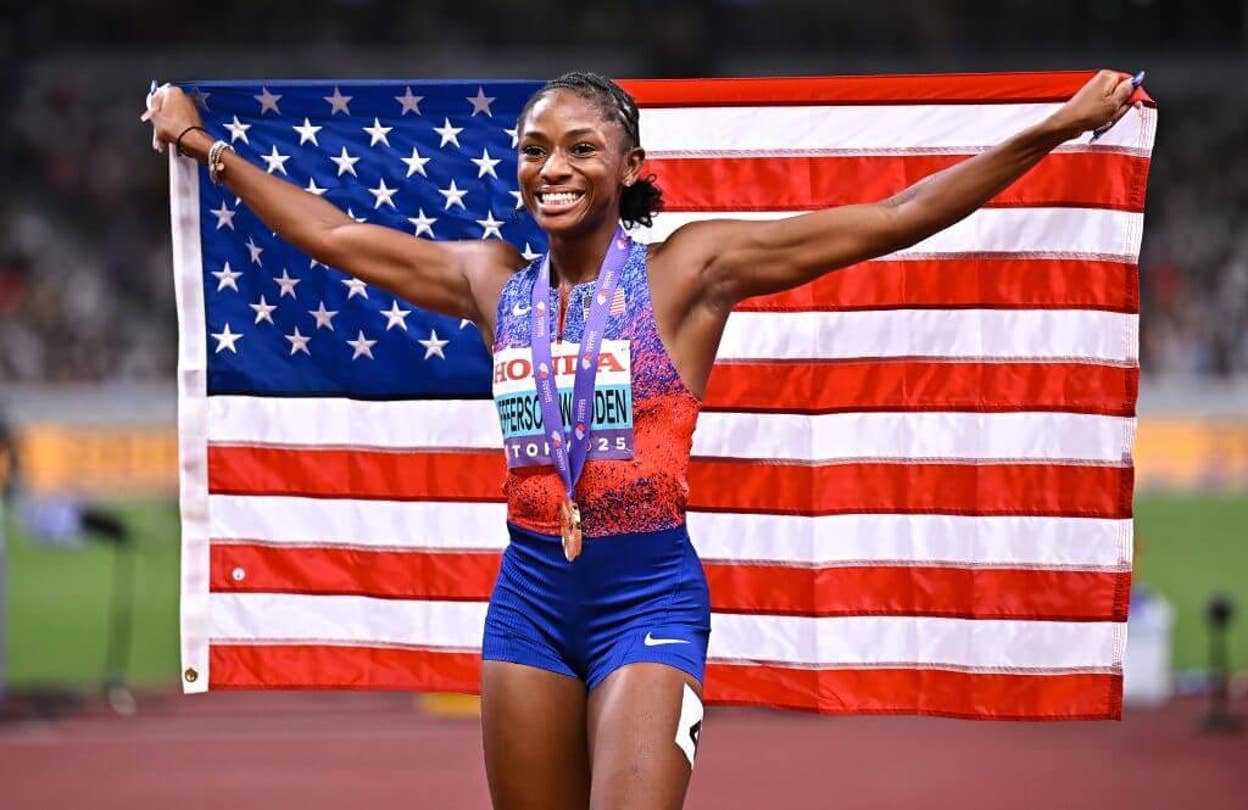 Orlando Olympic star Melissa Jefferson-Wooden wins gold at Tokyo 2025 ...