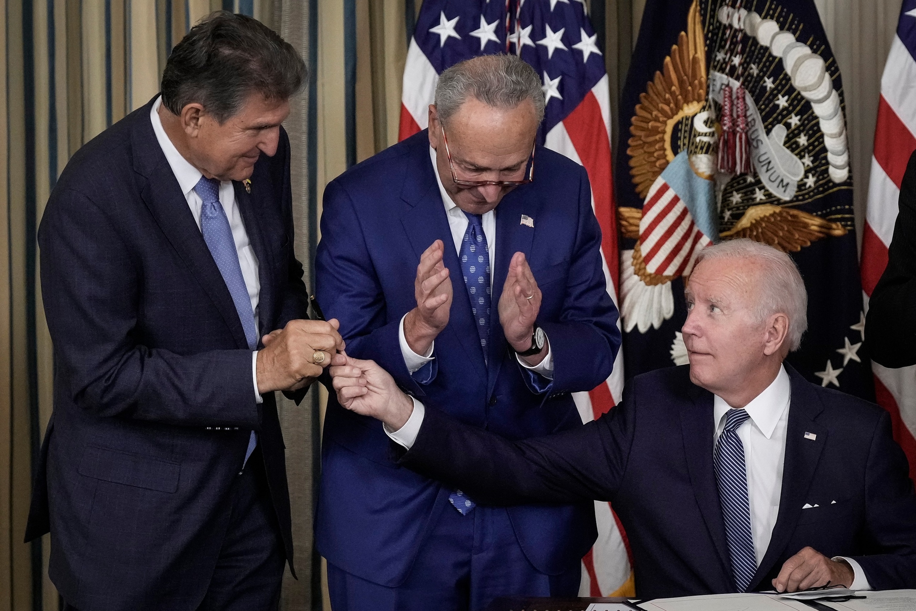 Former Sen. Manchin details Biden's pressure campaign to win his vote ...