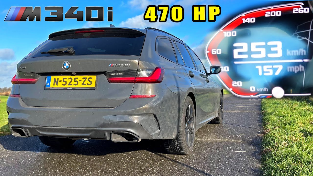 BMW M340i Manhart 470HP POV Top Speed