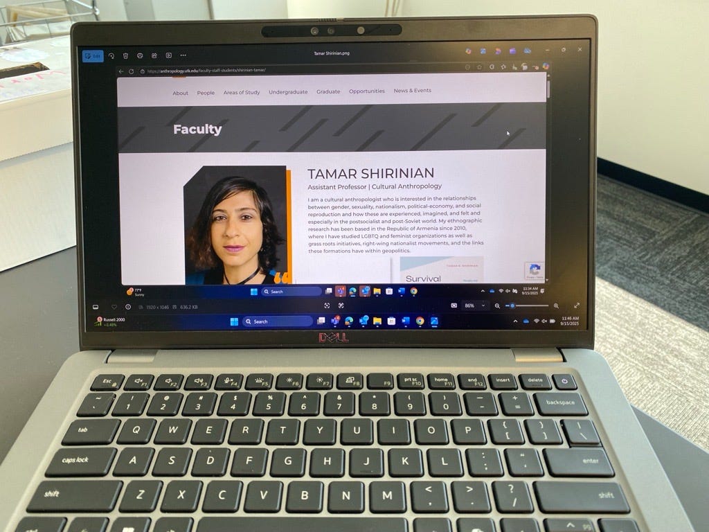 Tamar Shirinian sues University of Tennessee for suspending her after ...