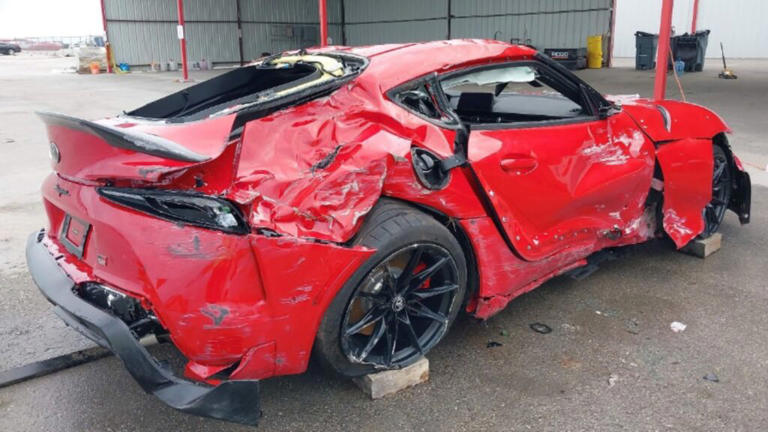 Oopsie: Toyota Supra Final Edition Crashed
