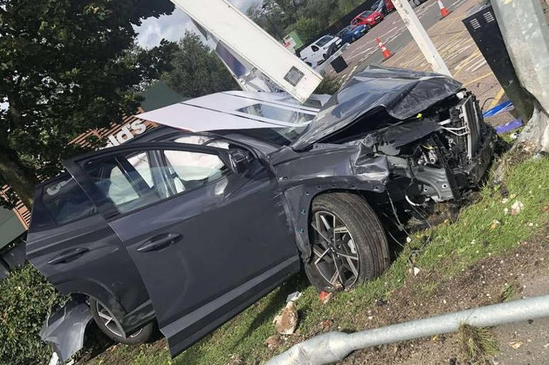 Police speak to 'number of witnesses' after car left like this after ...