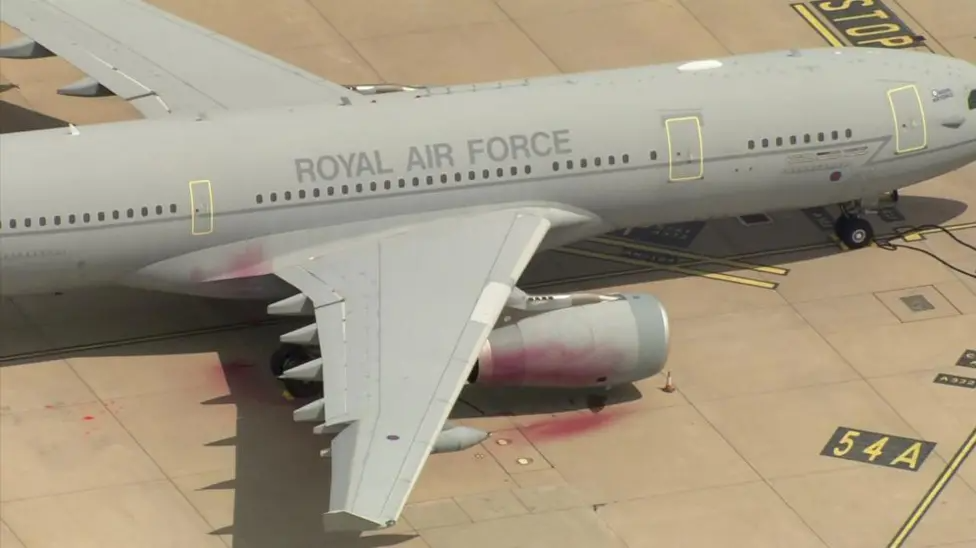 Sixth person charged over RAF base break-in