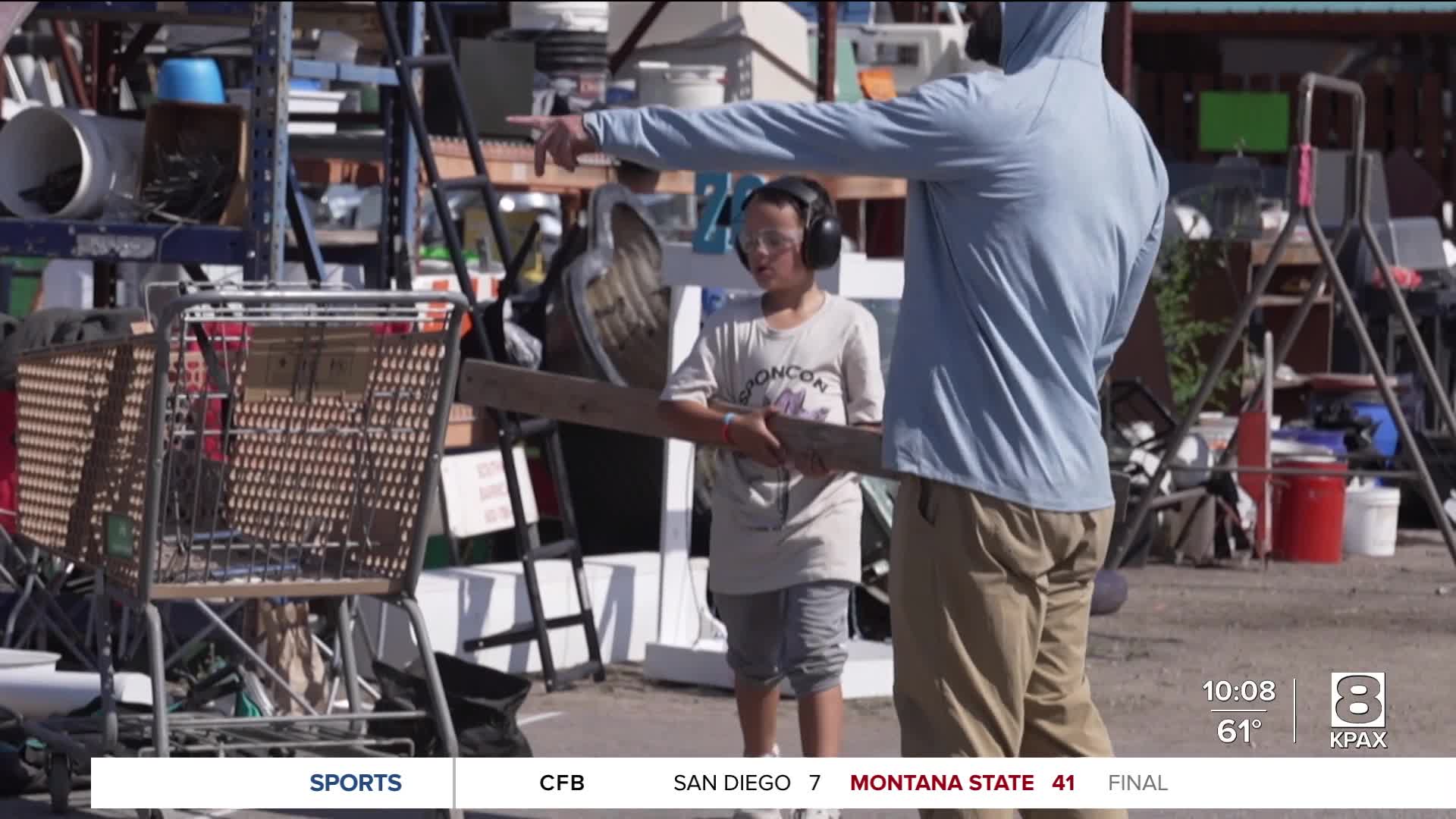 Teams compete at Spontaneous Construction competition in Missoula