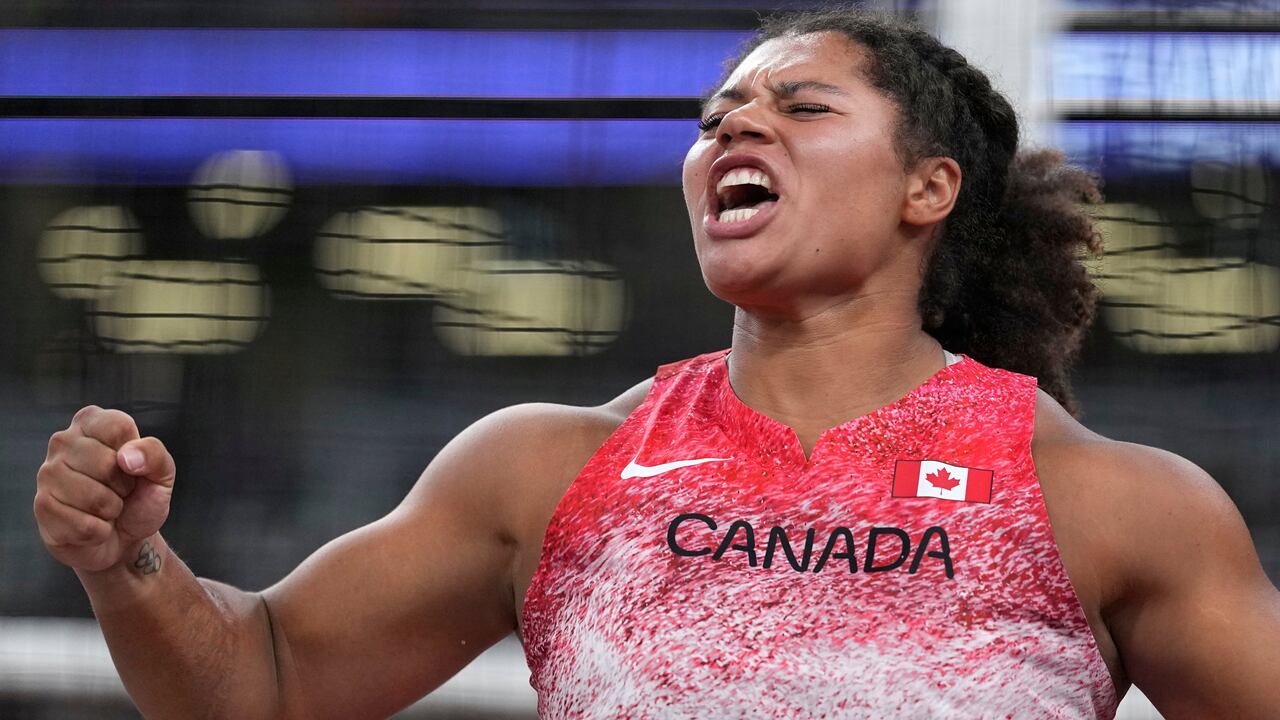 Camryn Rogers breaks Canadian hammer throw record at world championships