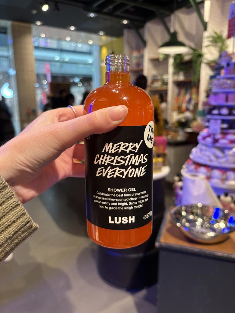 I went to Manchester's Arndale Lush to see their new Christmas range ...