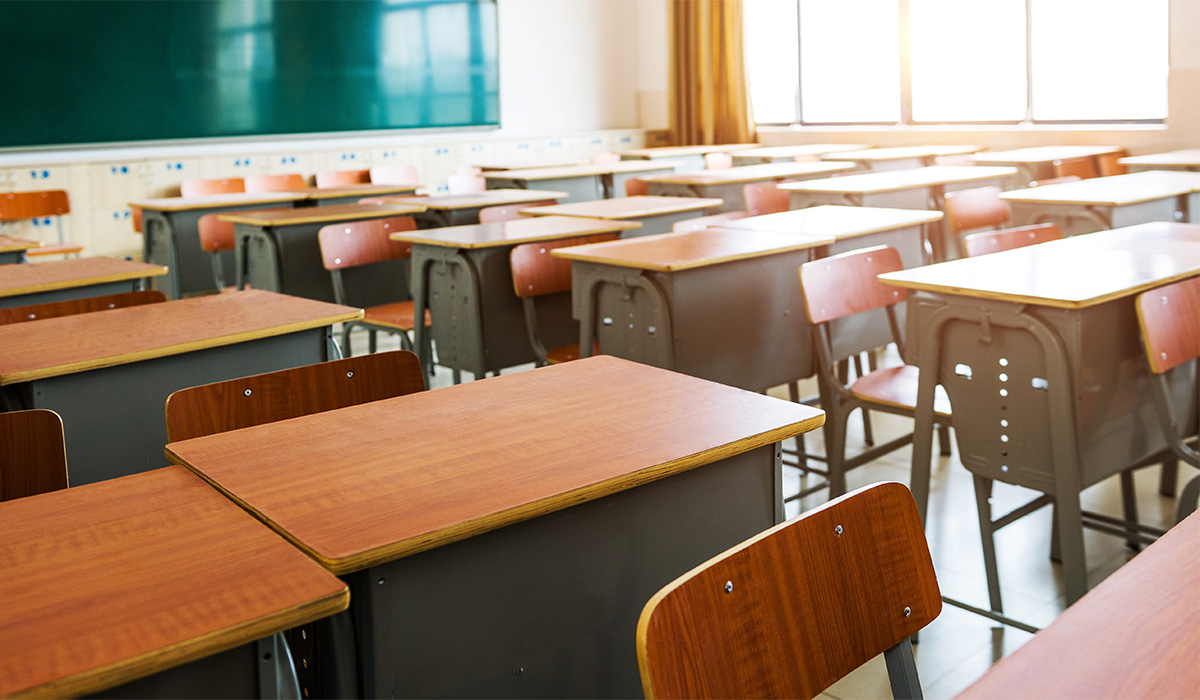 Teachers in small rural school have no students