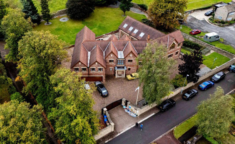 Flowers and tributes left outside Ricky Hatton’s home in Manchester