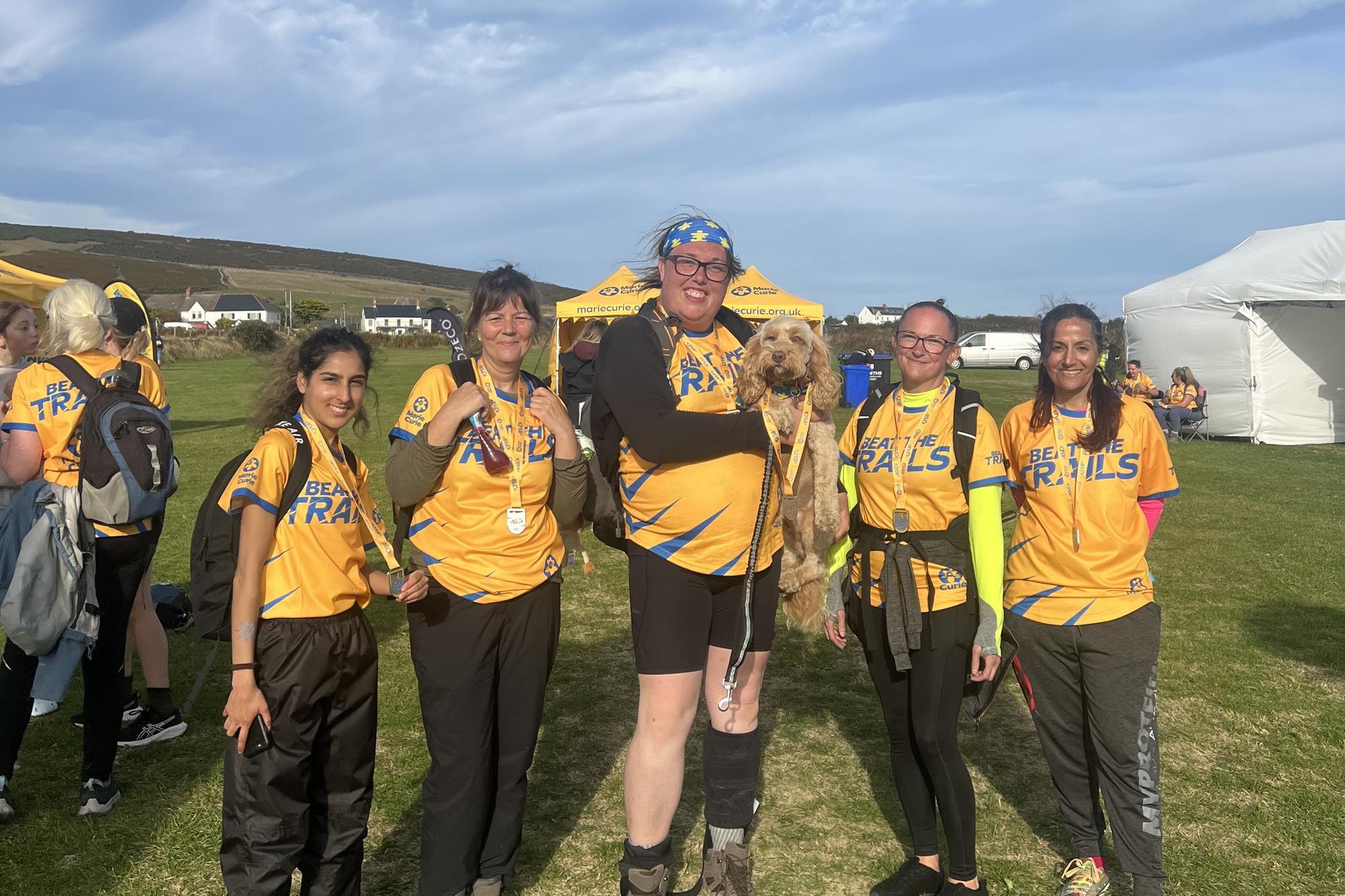Leamington fundraiser and her colleagues complete 24-mile charity trek