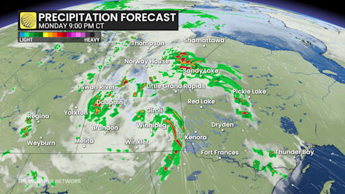 Severe weather threat returns to the eastern Prairies and northwestern ...